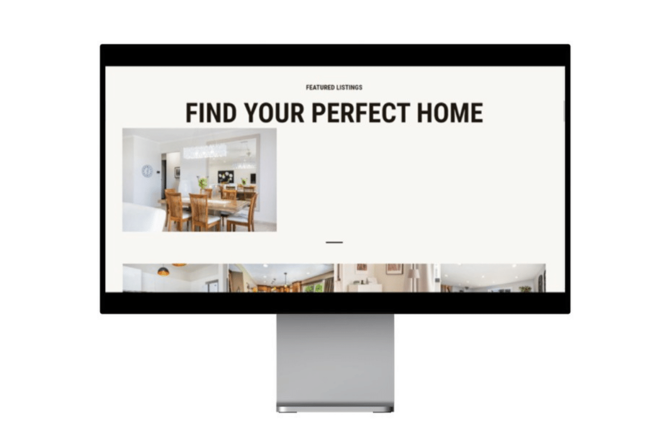 Sample real estate website - 658 Designz