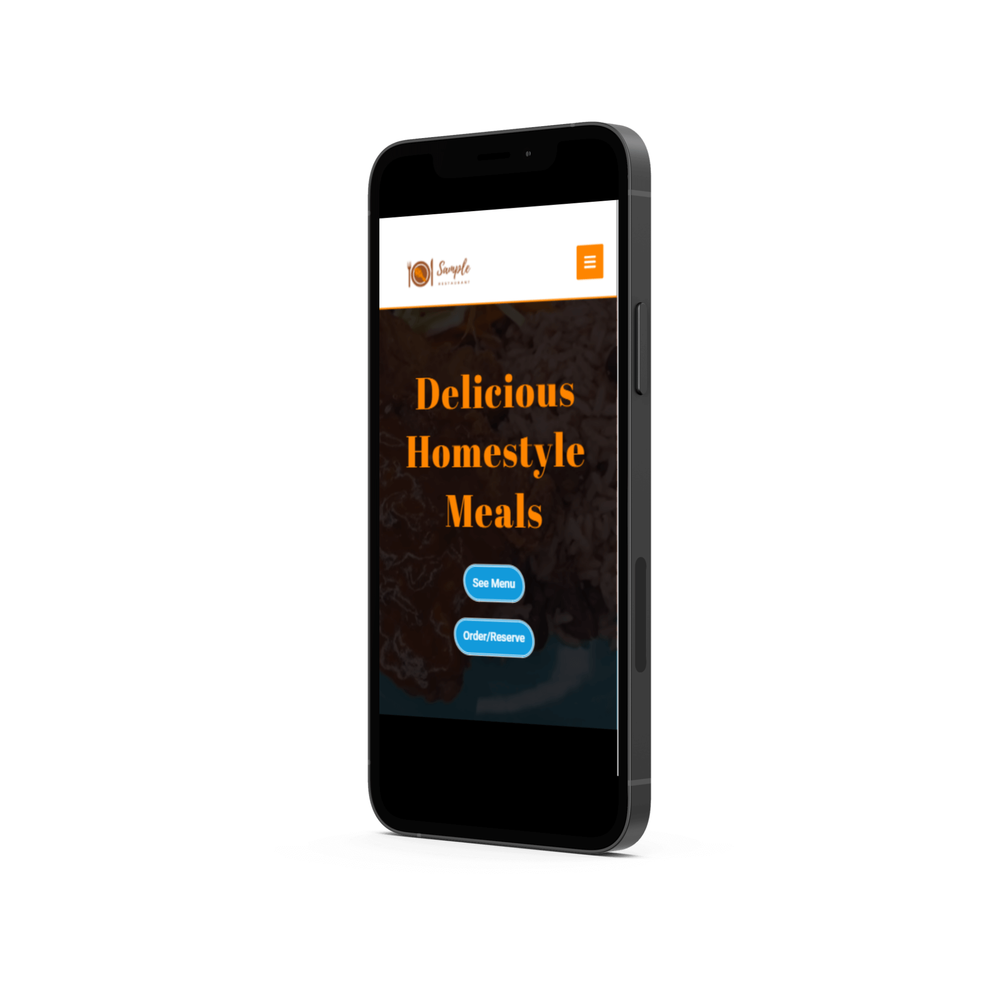 Sample Restaurant Website - 658 Designz
